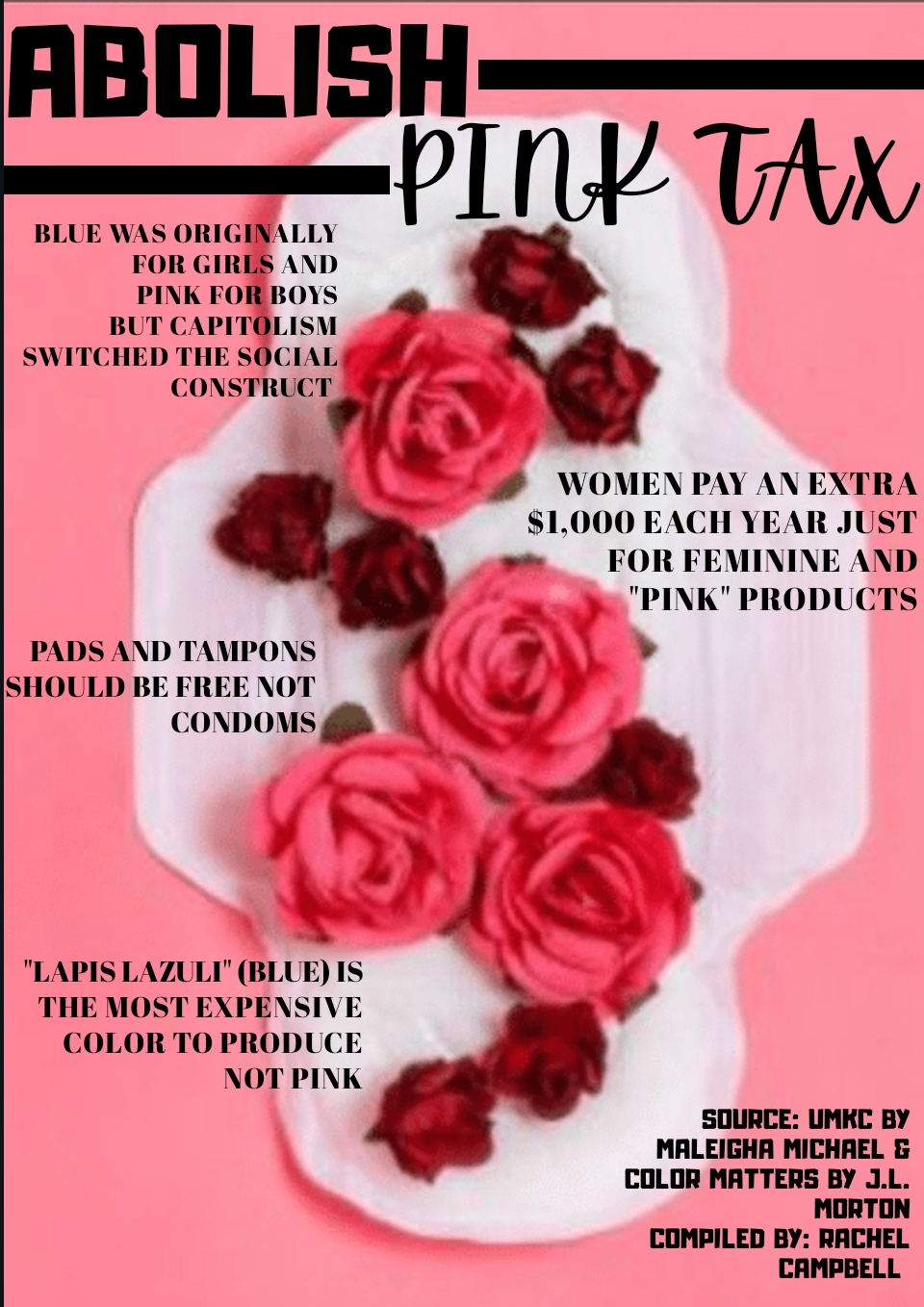 Pink tax should be abolished