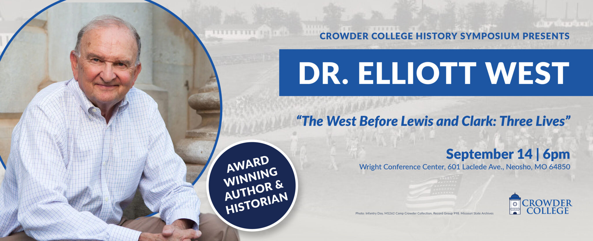 History Symposium Guest speakers Coming to Crowder